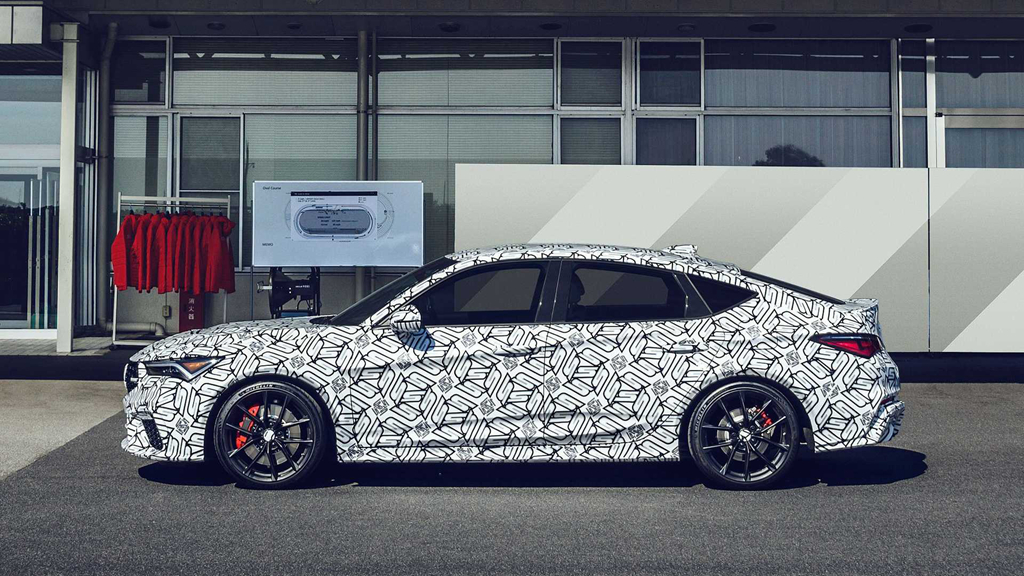 讴歌Integra TYPE S官方谍照曝光，配中置三出排气-爱卡汽车爱咖号